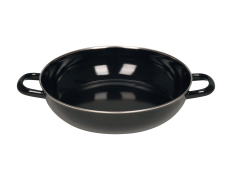 Braiser without glass lid ⌀ 28cm - Riess Enamel Cookware