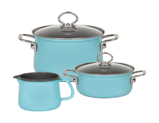 3-part cookware set - Riess Enamel Cookware